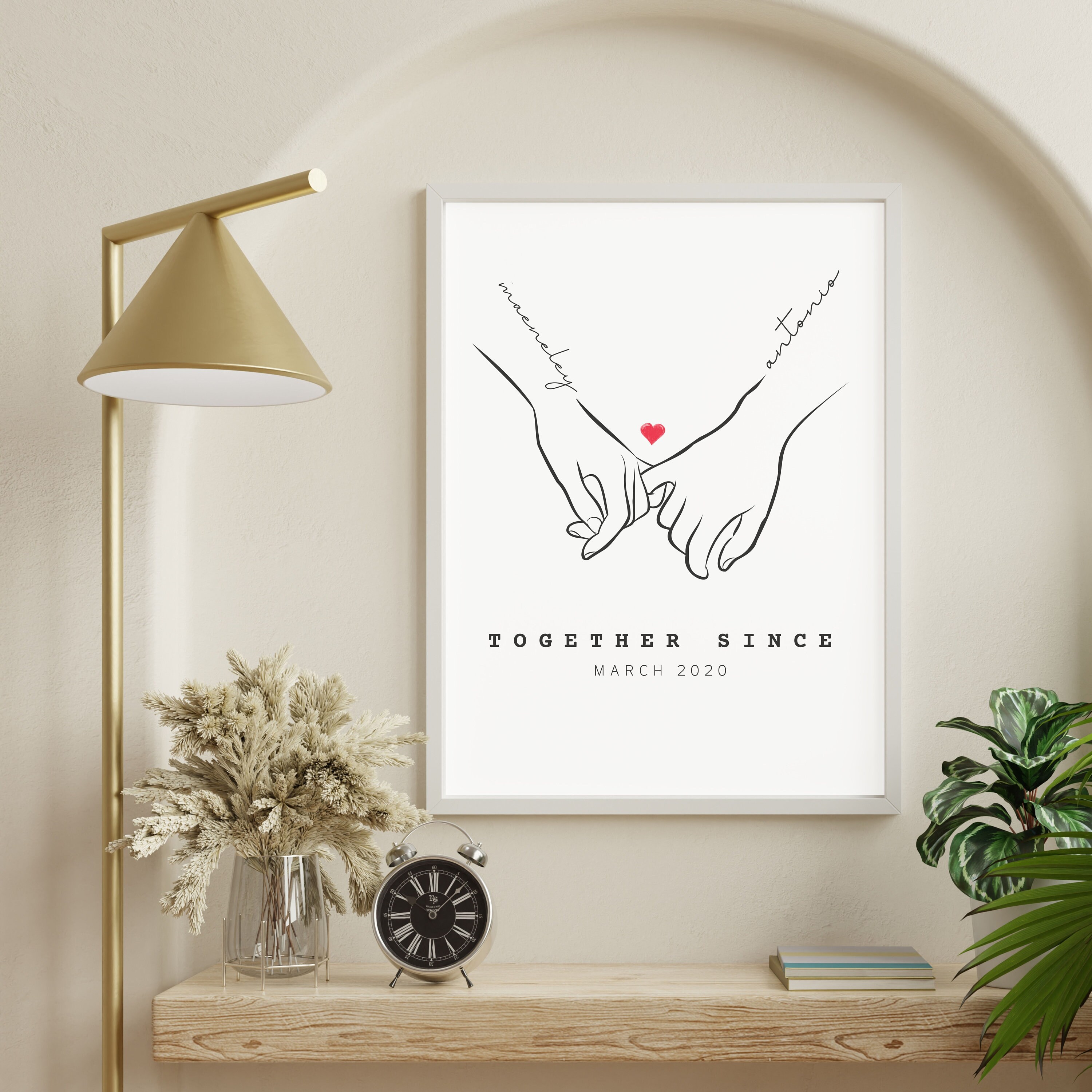 Editable Holding Hands Template, Valentine Couple Gift Template ...