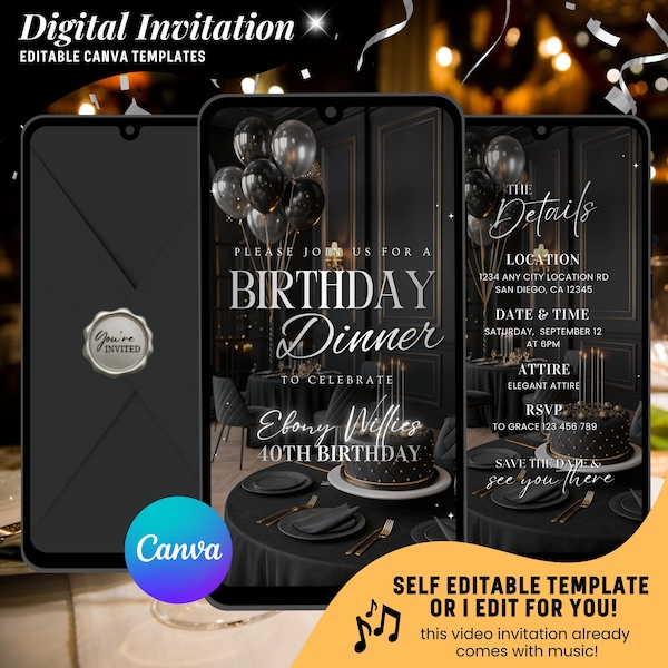 Formal Invitations - Etsy UK