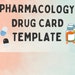 Pharmacology Drug Card Template | Easy to Print | Study Medications - Etsy