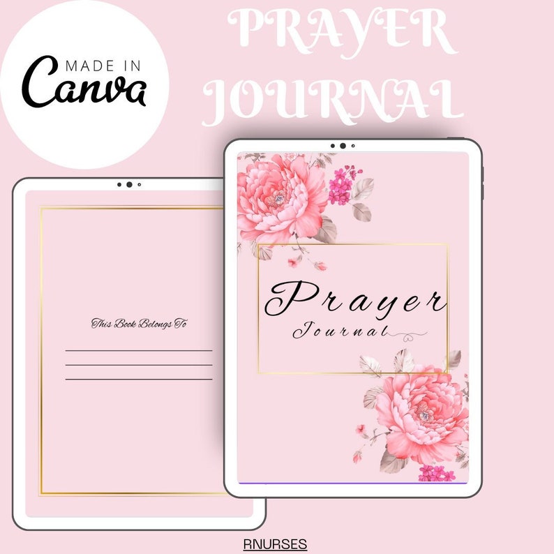 Prayer Planner, Digital Prayer Journal, Goodnotes Prayer Journal ...