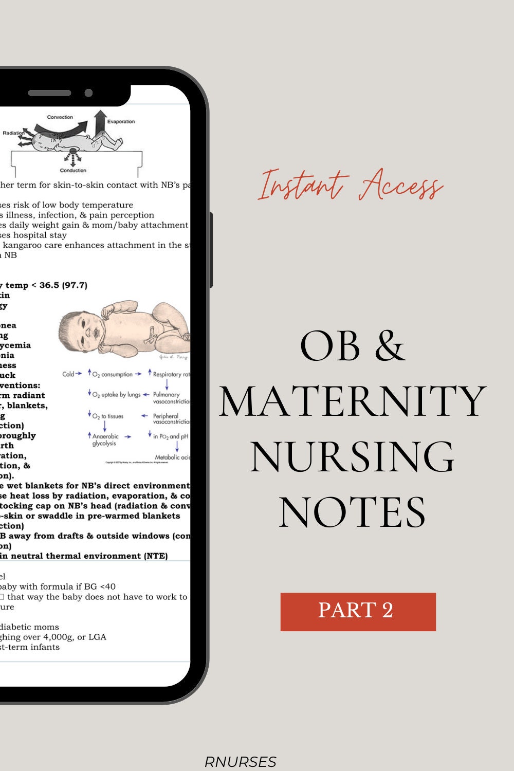 OB & Maternity Nursing Notes Part 2, Digital Download, 80+ Pages, Pass ...