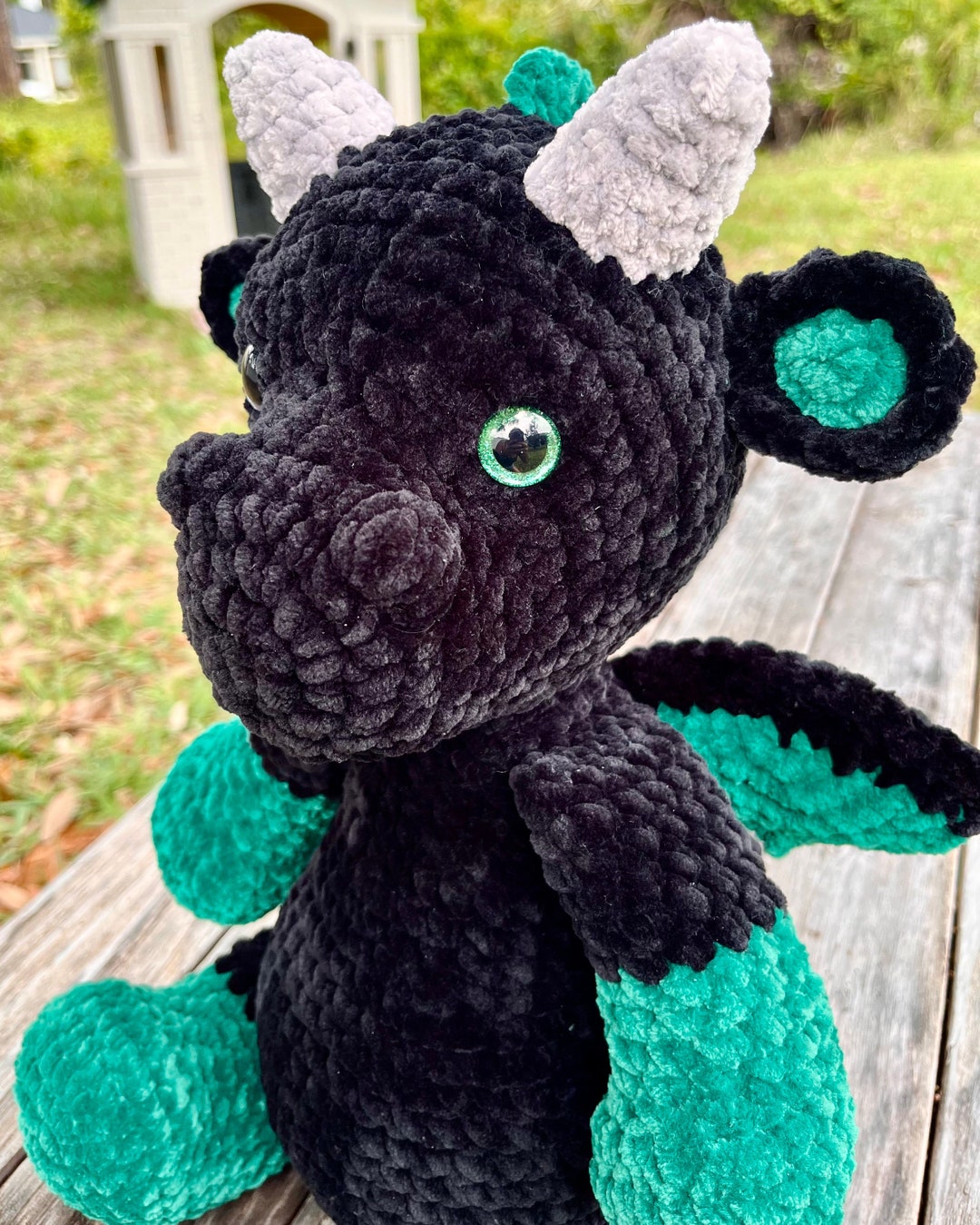 Dragon Plushie With Wings, Mythical Creatures, Stuffed Dragon, Gift - Etsy