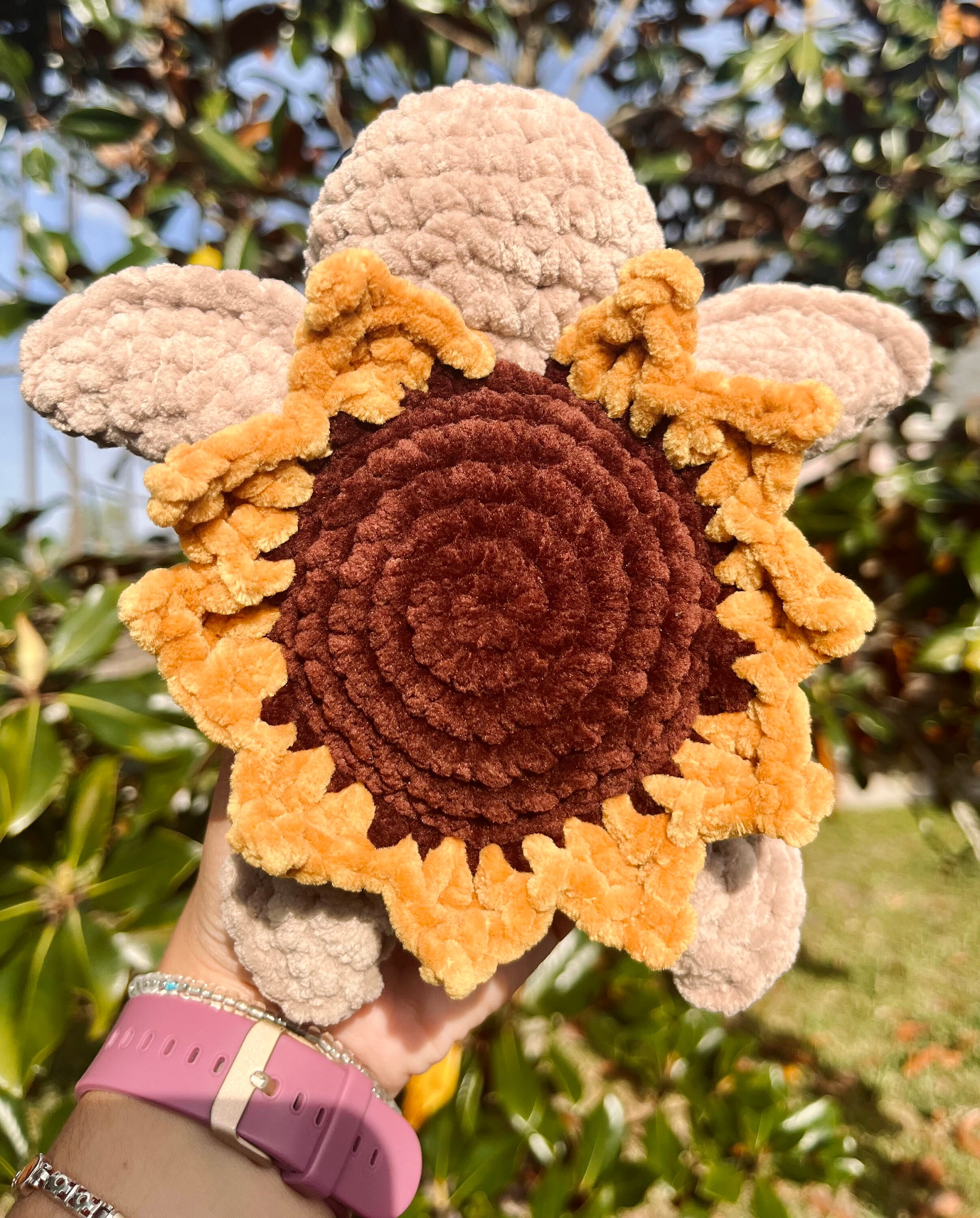 Sunflower Turtle Crochet Plushie - Etsy
