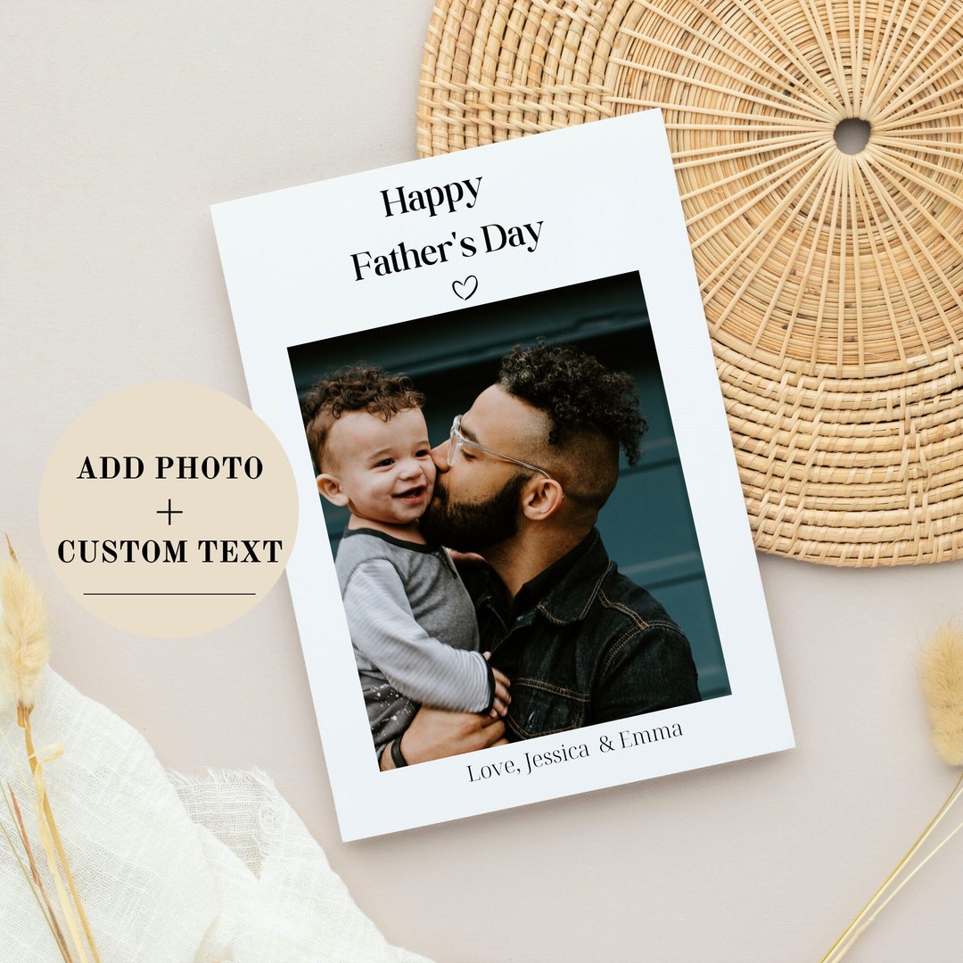 Fathers Day Card for Husband, Personalized Fathers Day Card ...