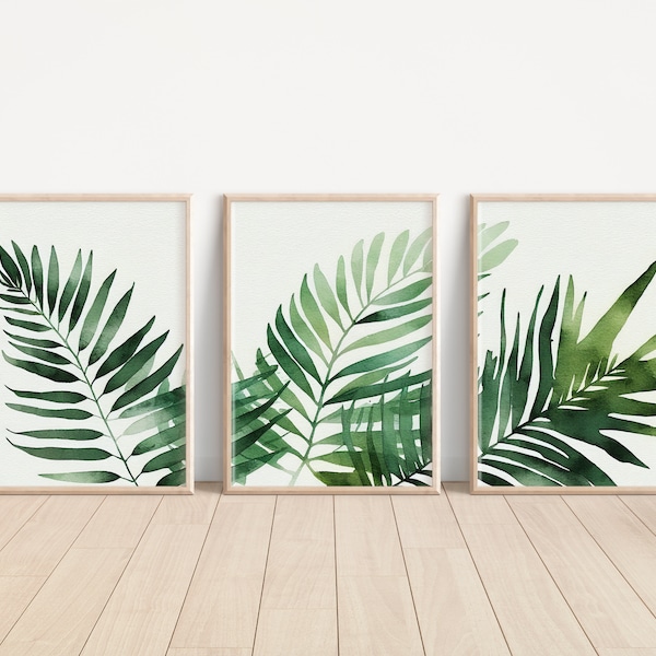 Palm Frond Art - Etsy