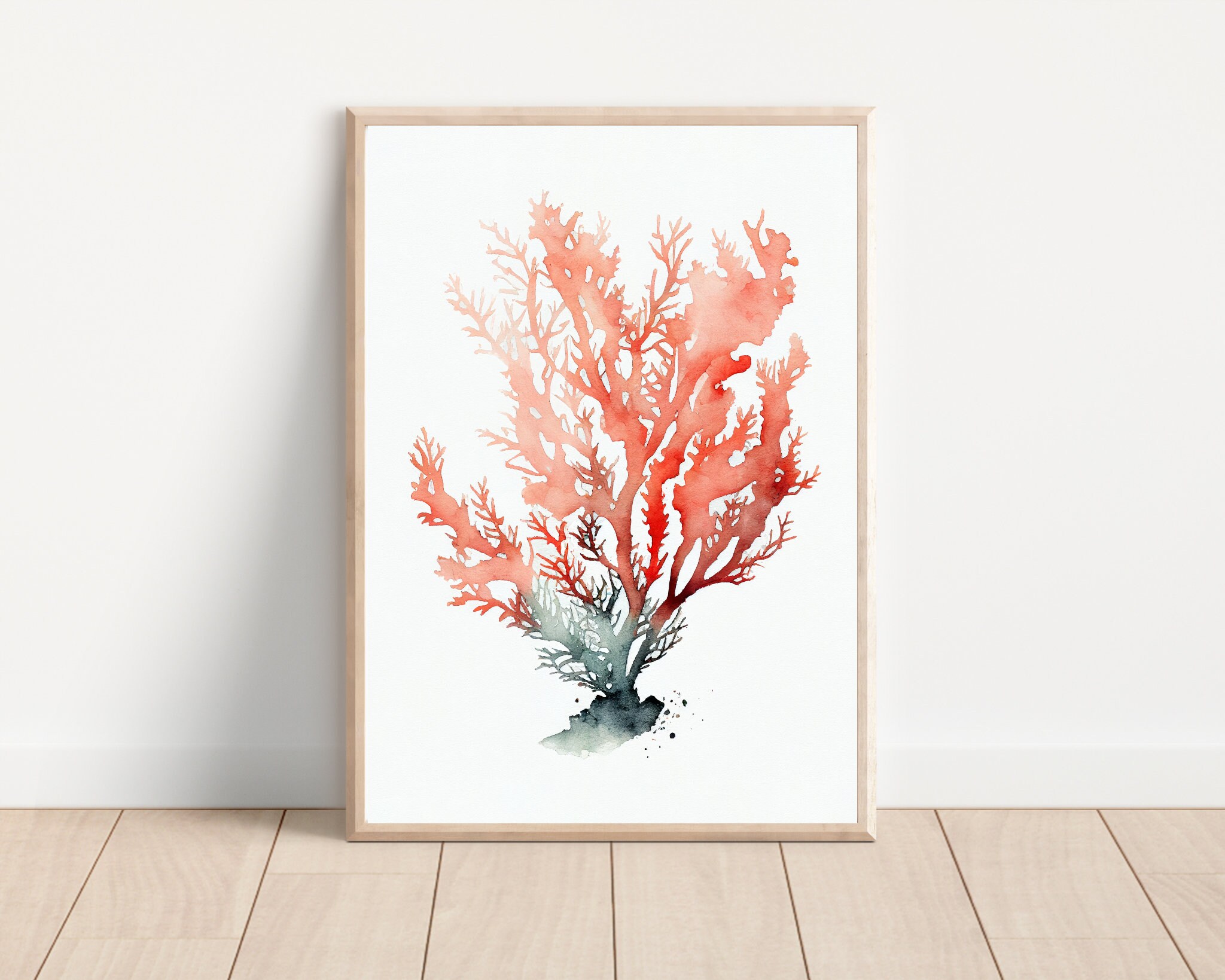 Red Coral Painting