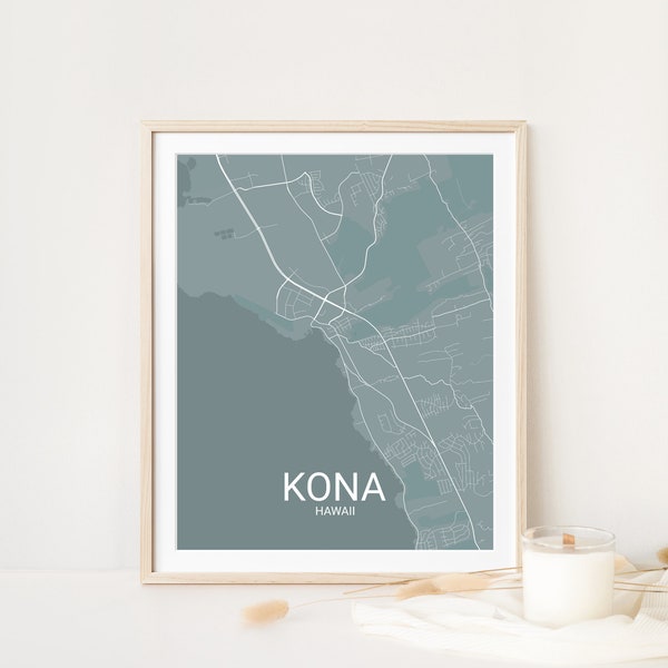 Map of Hawaii - Etsy