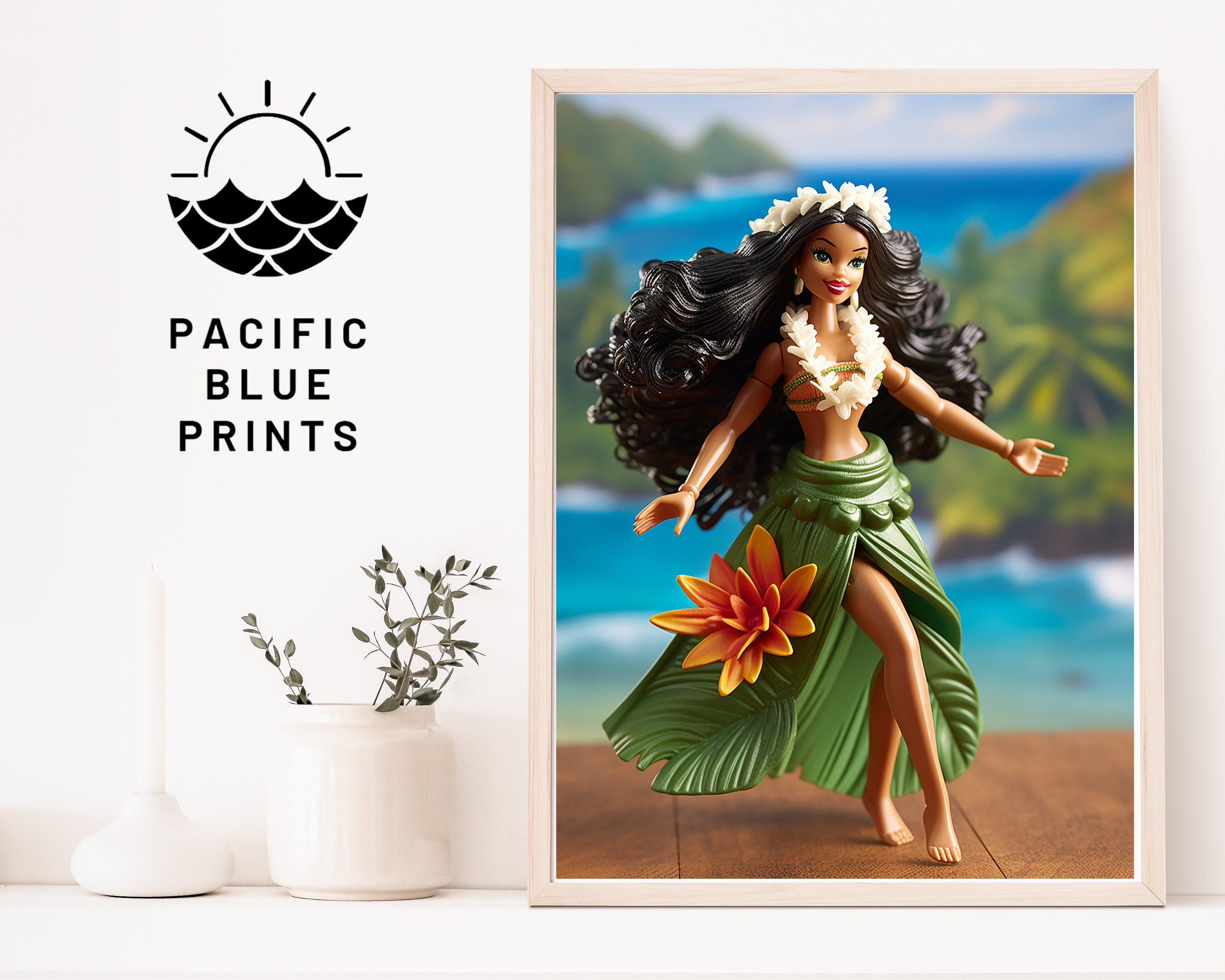 Hula Barbie Hawaiian Hula Doll Fine Art Photography on Thick - Etsy