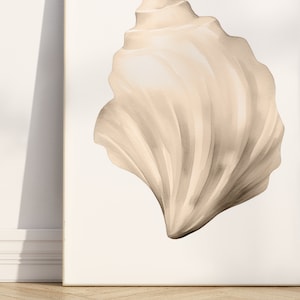 Original Watercolor Seashell Painting on Thick High-quality Matte Paper ...