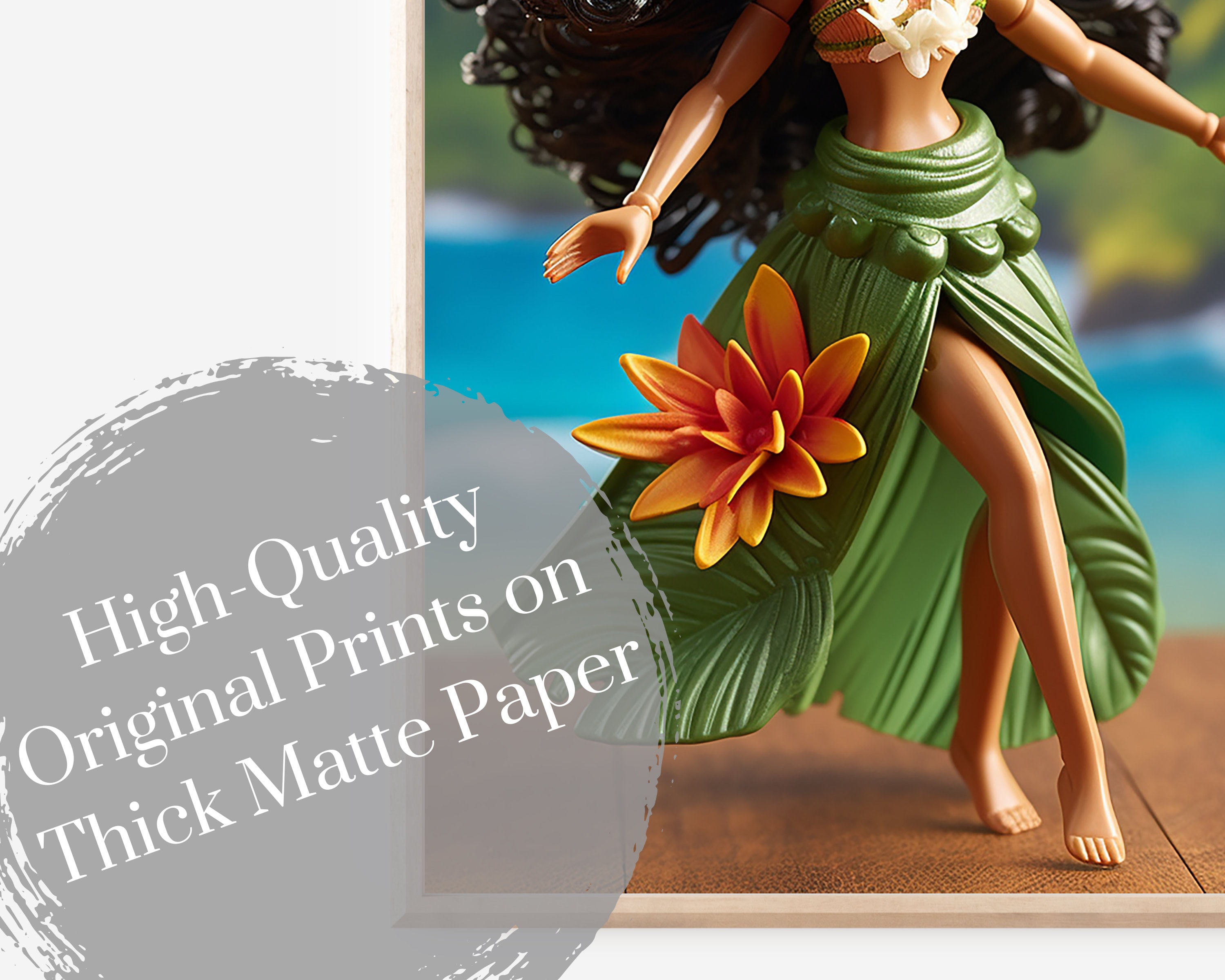 Hula Barbie Hawaiian Hula Doll Fine Art Photography on Thick - Etsy