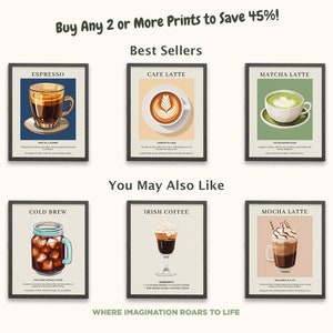 Espresso Coffee Print | Coffee Art Poster | Gift for Her | Caffine Sign ...
