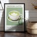 Matcha Latte Poster Tea Coffee Print Japanese Tea Retro - Etsy UK