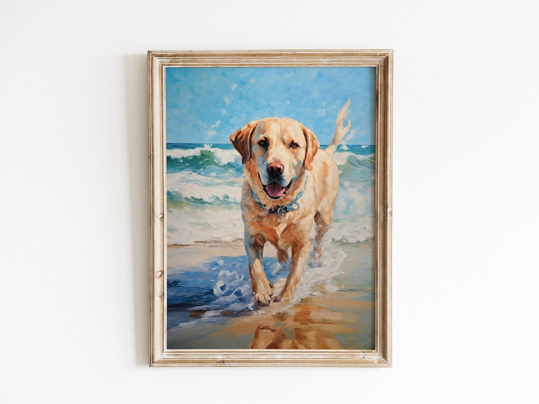 Labrador Retriever Art Print Gift for Dog Lovers Dog Breed Art Painting ...