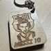 MESSI Engraved Wooden Keyring Keychain, Perfect Gift for Sports ...