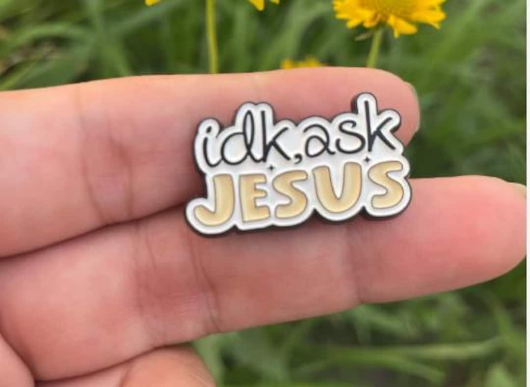 Christian Pin ask Jesus Pin for Clothing Hat Great Gift for Christian ...