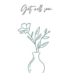 Get Well Soon Digital Download - Etsy