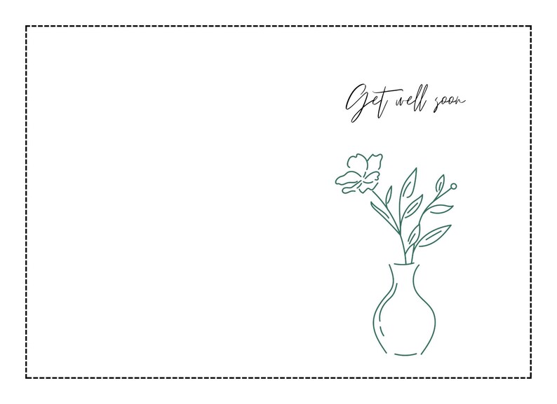 Get Well Soon Digital Download - Etsy