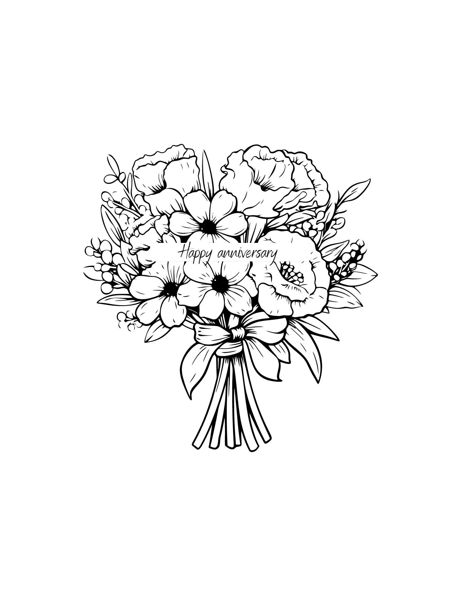 Happy Anniversary Printable Card - Etsy