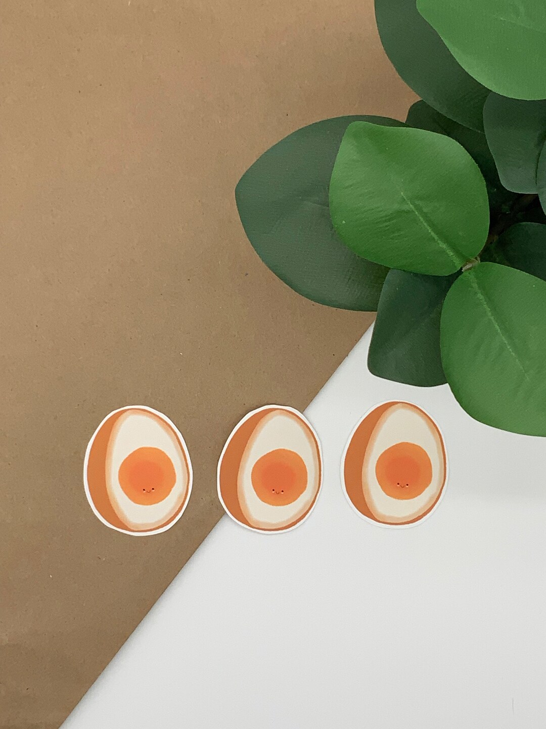 Ramen Egg Vinyl Sticker Vinyl Sticker Waterproof Sticker Cute Food ...