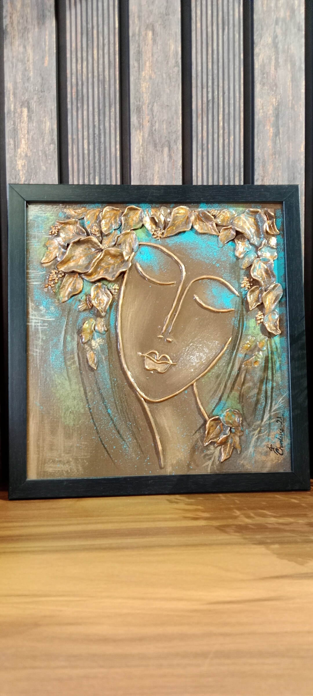 Beautiful Clay Painting for Your Beautiful Wall - Etsy