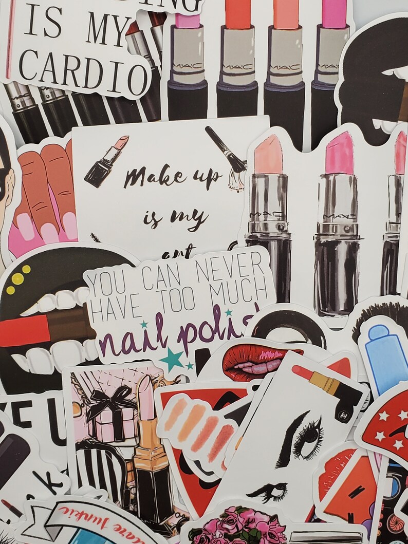 Stickers GLAM. Stickers for Notebooks Lockers or Laptops. 65 Count. - Etsy