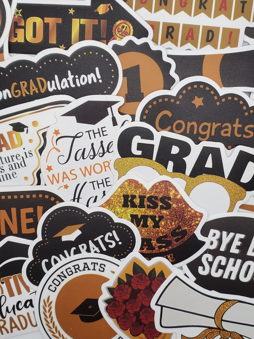 Stickers GRADUATION Stickers for Notebooks Lockers or Laptops. 50 Count ...