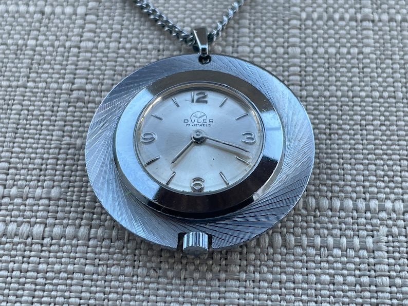 Buler Sea Pocket Watch Vintage Swiss Made 17 Jewels Hand - Etsy