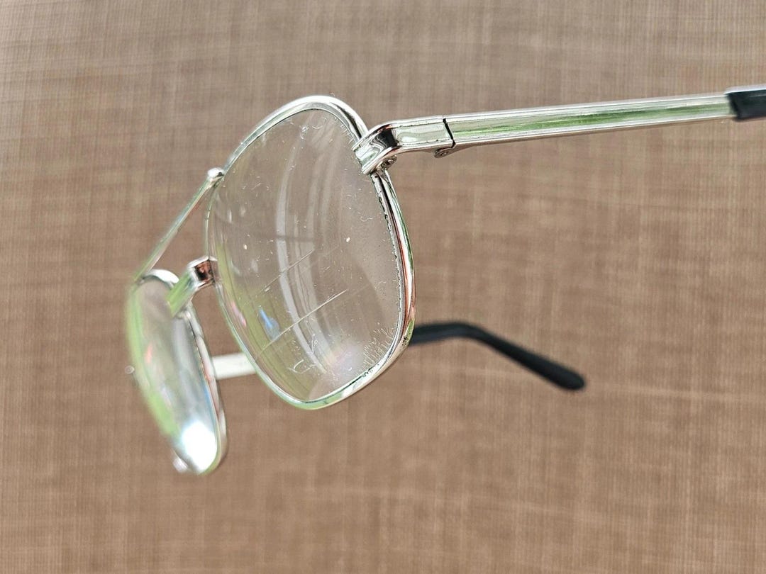 Titmus Men Vintage Glasses/eyeglasses Frame Silver Tone Z87 50[]20 5 1/ ...