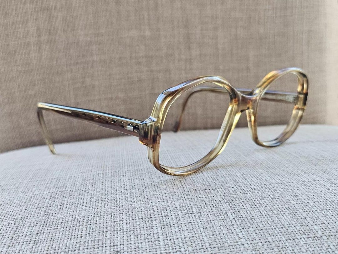 AO Vintage Glasses Frame American Optical Brown/tan Eyeglasses Frame ...