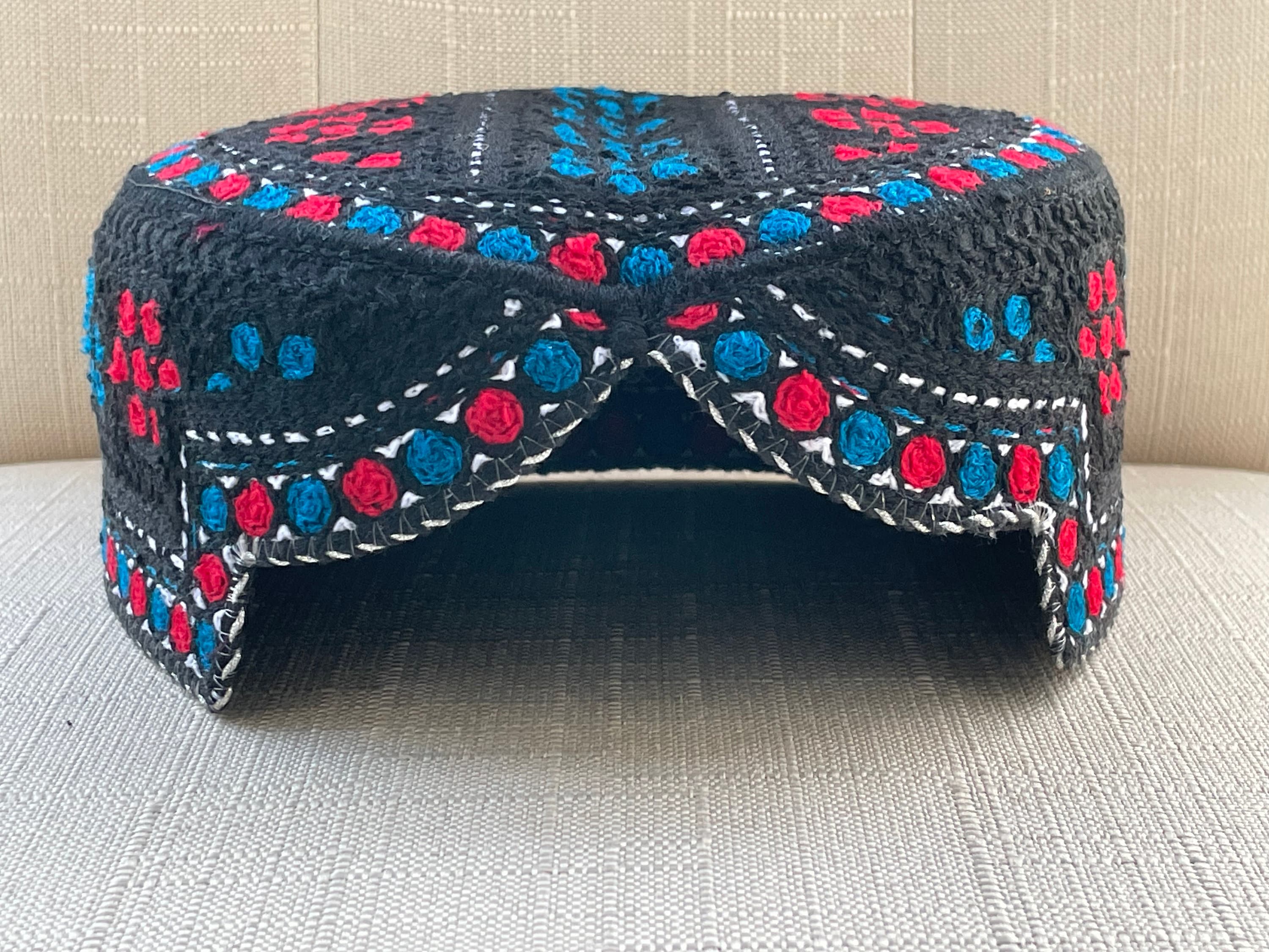 Sindhi Hat Handmade Embroidery Cap Cultural Topi Round - Etsy