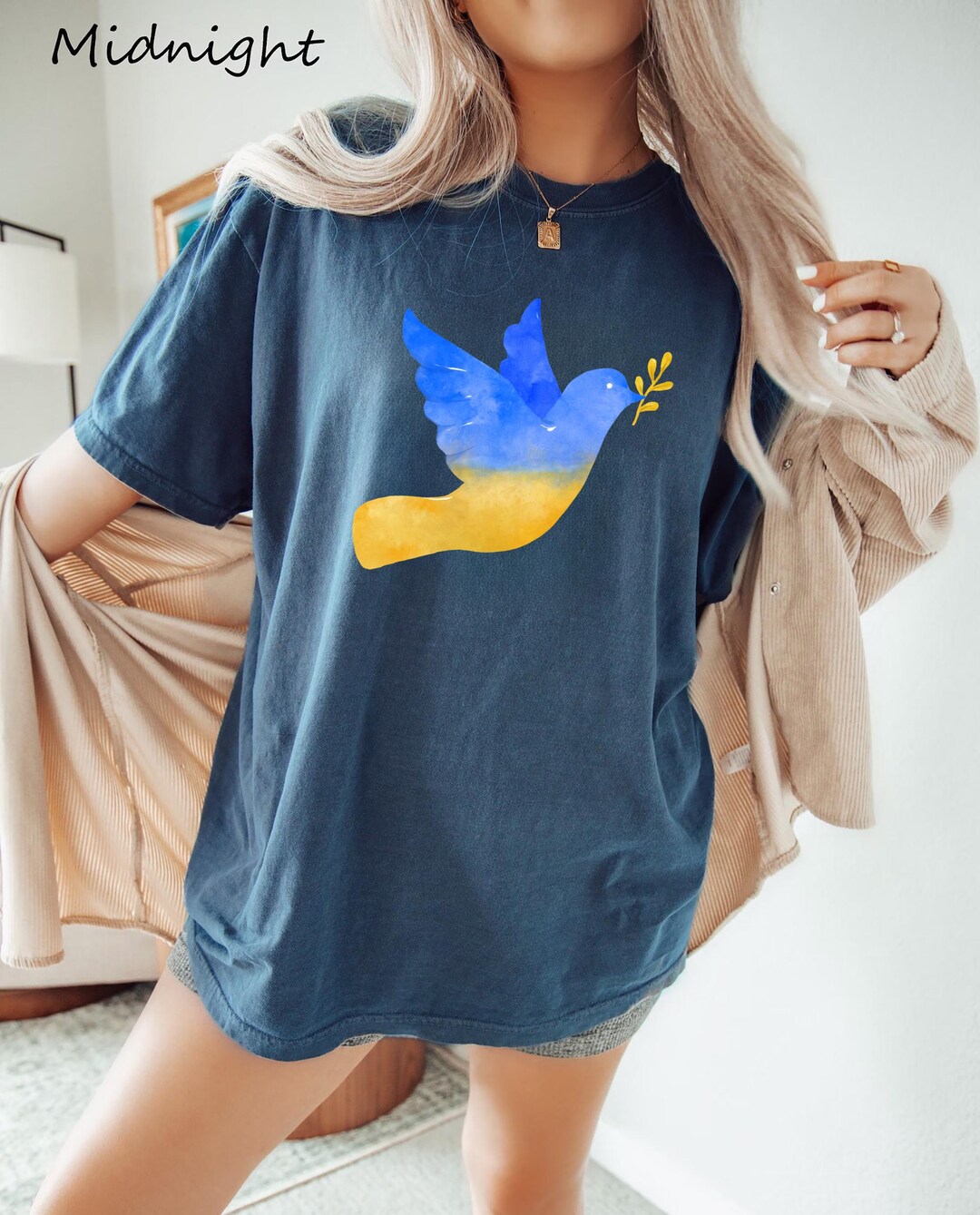 Stand With Ukraine T-shirt, Support Ukraine Crewneck Shirt, Ukraine ...