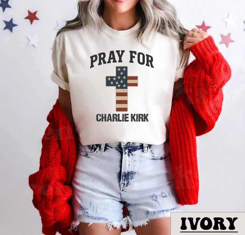 RIP Charlie Kirk Shirt, Stand With Charlie Kirk, RIP Charlie Kirk ...
