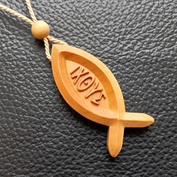 Ichthus Necklace - Etsy