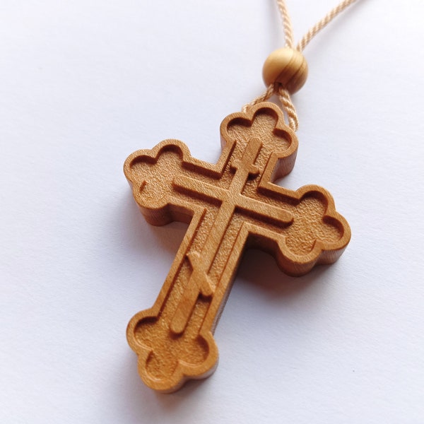 Wooden Orthodox Cross - Etsy