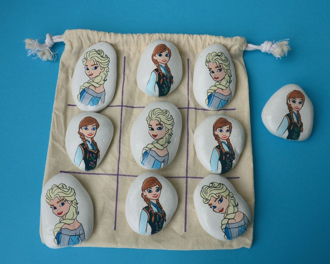 Princess Tic Tac Toe, Birthday Gift for Girl, Family Activity - Etsy