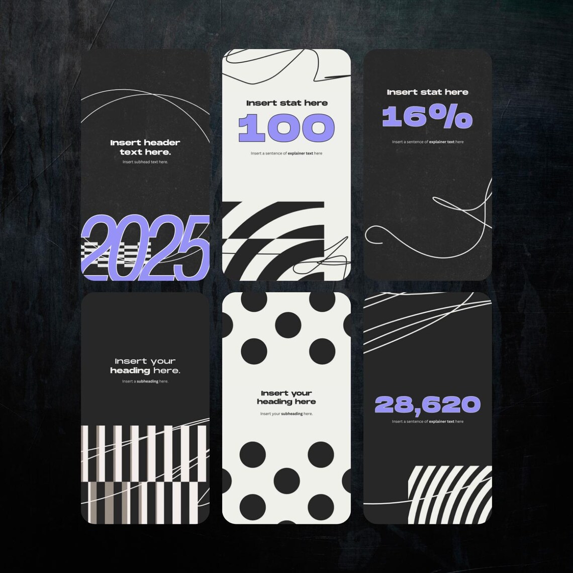 Wrapped 2025 Bundle | Editable Canva Post & Story Templates (28 Pack ...