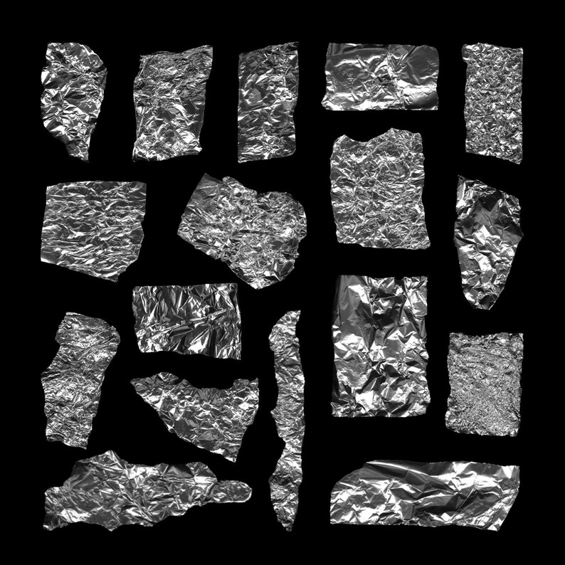 Foil Texture Pack — 50 PNG Textures for Designers | Vintage, Acrylic ...