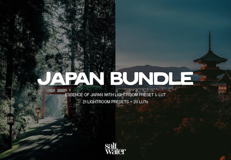 Cinematic Japan Bundle | Lightroom Preset & Luts, Travel, Holiday, Trip ...