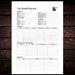 Cat Health Record Canva Template | Kitten Vaccination Record | Feline ...