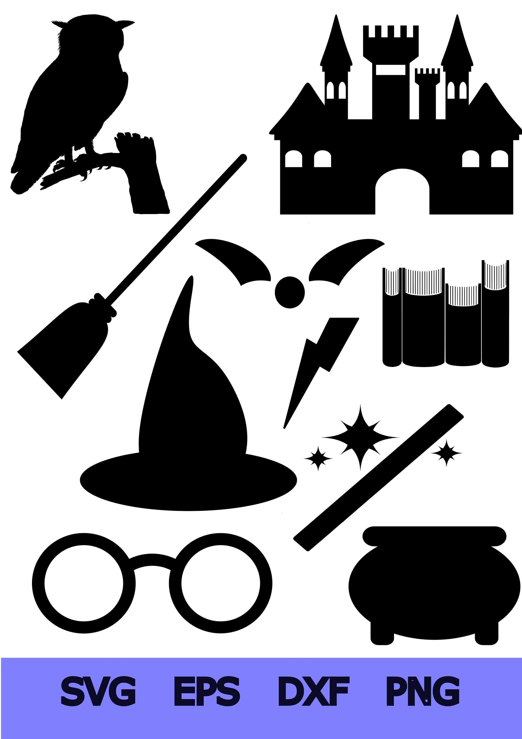 Magic Wizard Svg Bundle, Witch Svg, Owl Svg, Wand Svg, Digital Files ...