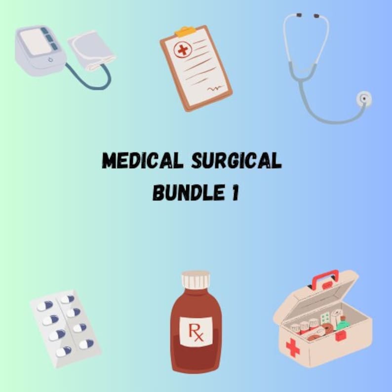 Med-surg Bundle | Nursing School Notes | Medical-surgical Nursing Notes ...
