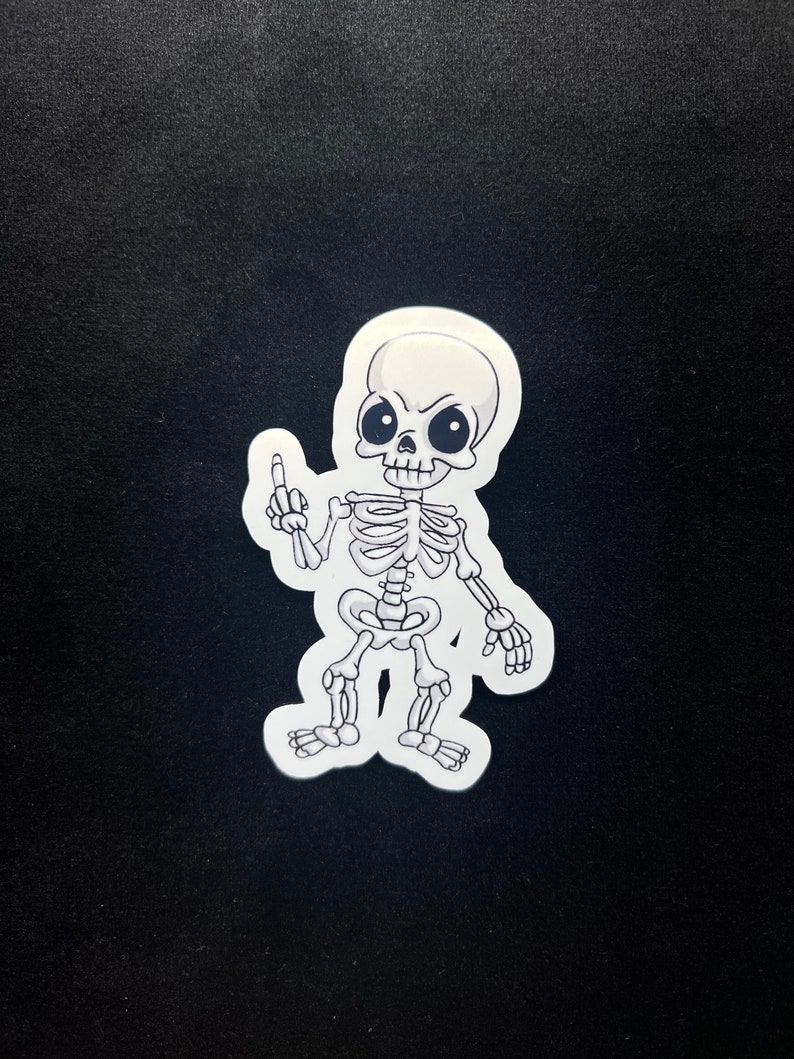 Sticker Clique "efem Skelly" Original Artwork Stickers - Etsy