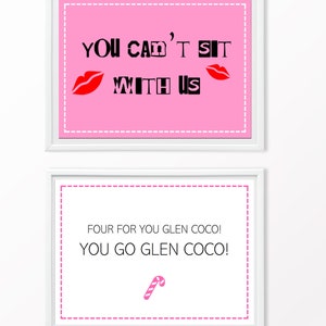 Mean Girls Party Posters Bundle X 20 | Mean Girls Printable Party Signs ...