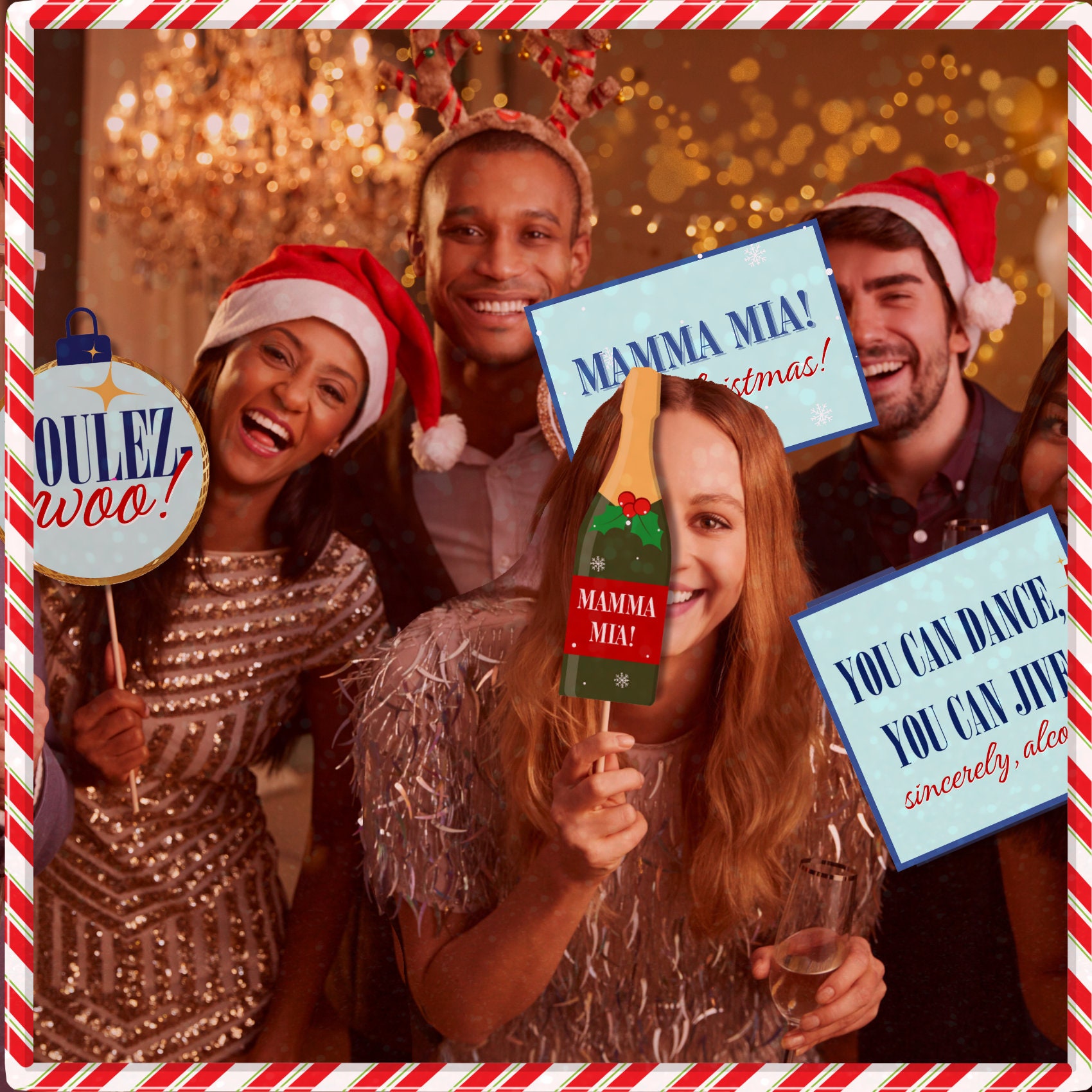 Mamma Mia Festive Edition | Christmas Party Photobooth Props ...