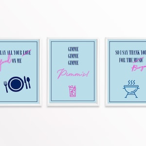 Mamma Mia Party Decorations Bundle / 26 Posters & Photobooth Props for ...