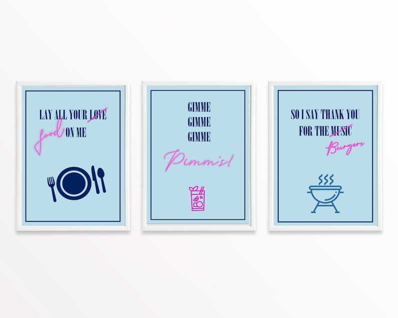 Mamma Mia Party Decorations Bundle / 26 Posters & Photobooth Props for ...