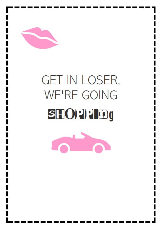 Mean Girls Party Posters Bundle X 20 Mean Girls Printable Party Signs Mean Girls Party