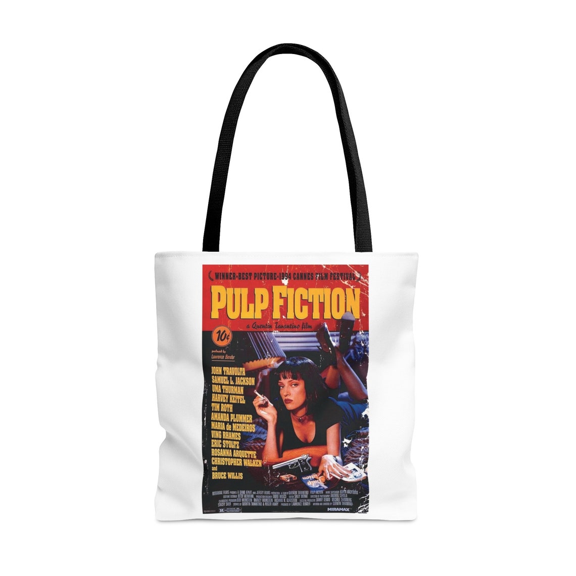 Pulp Fiction Movie Poster Tote Bag, All-over Print - Etsy