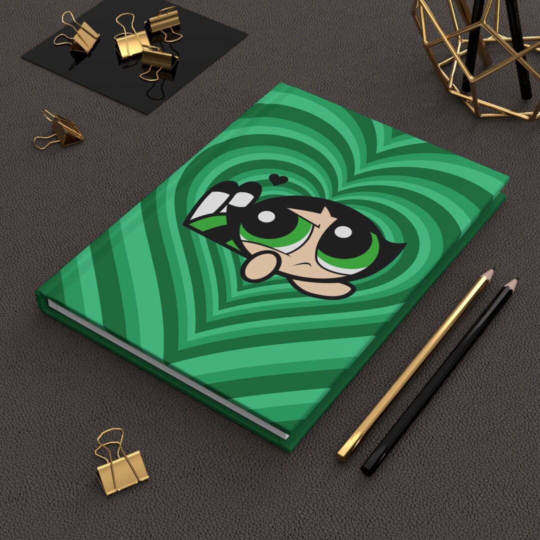 Buttercup Powerpuff Girls Journal: Green Kids Notebook, Daily Planner ...