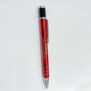Personalized Custom Pen, Engraved Red Ballpoint Pen Gift for Him or Her ...